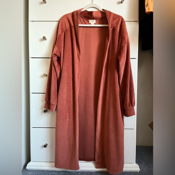 Cost Plus World Market | Sweaters | World Market Burnt Red Velvet Knee ...